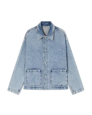 Emporio Armani Blouson Denim Jacket - Solid Light