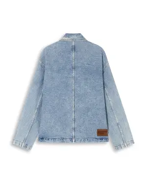 Emporio Armani Blouson Denim Jacket - Solid Light