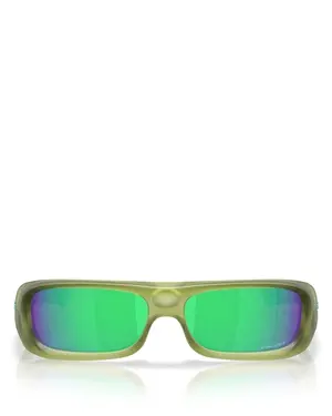 Oakley Permian Rectangular Sunglasses - Green