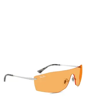 Ray-ban Shield Sunglasses, 141mm - Silver/yellow