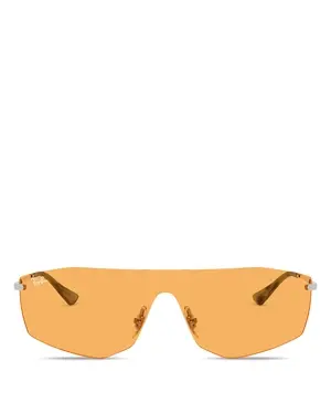 Ray-ban Shield Sunglasses, 141mm - Silver/yellow