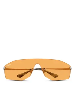 Ray-ban Shield Sunglasses, 141mm - Silver/yellow