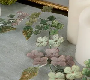 HOME REFLECTIONS 4' Metal Hydrangea Garland