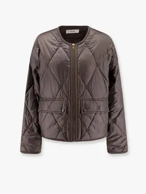 Celine Triomphe Quilted Jacket - Green