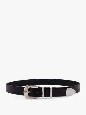 Celine Western Leather Belt - Black