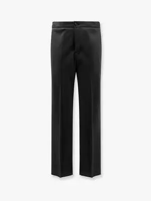 HEVO Torre Chianca Wool Blend Trousers - Black