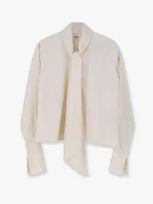 Celine Silk Shirt - White
