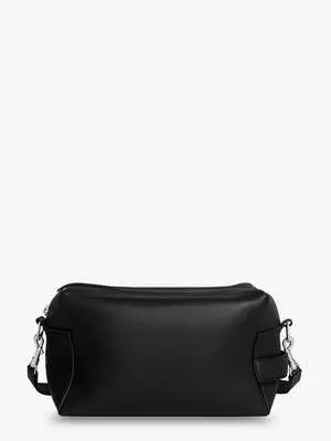 Celine Take Away Messenger Leather Crossbody Bag - Black