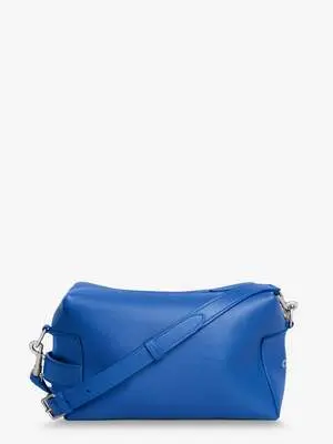 Celine Take Away Leather Messenger Bag - Blue