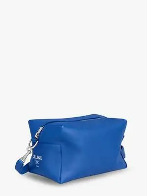 Celine Take Away Leather Messenger Bag - Blue