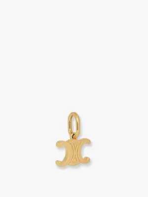 Celine Triomphe Brass Charm