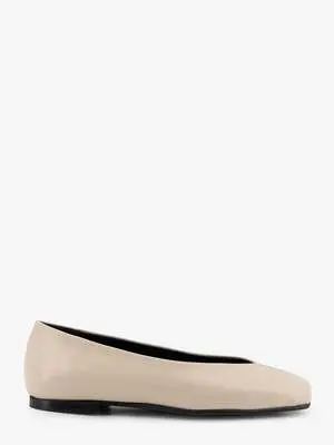 ALOHAS Katia Leather Ballerinas - Beige