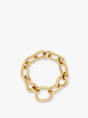 Celine Charms Modern Brass Bracelet - Gold