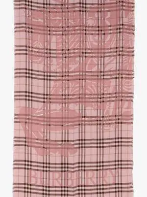 Burberry Wool And Silk Scarf