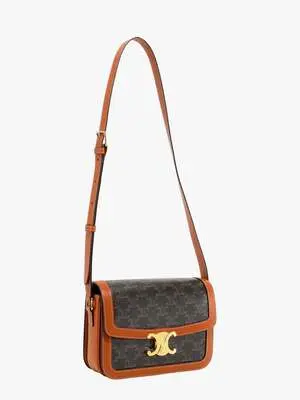 Celine Triomphe Classic Coated Canvas Crossbody Bag