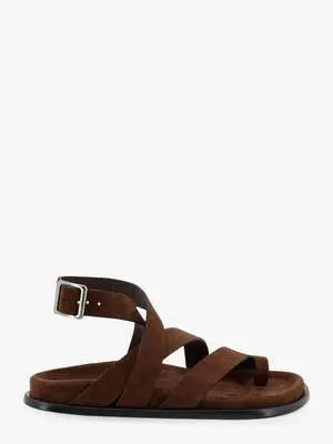 ALOHAS Suede Sandals - Brown