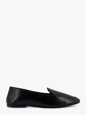 Celine Aura Leather Loafers - Black