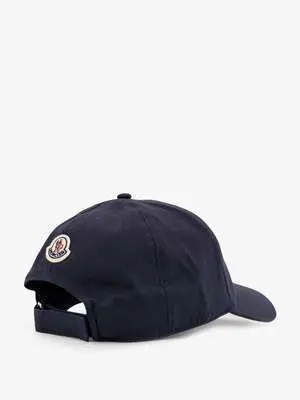 Moncler Cotton Baseball Cap - Blue