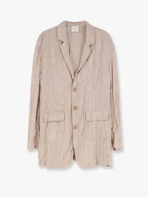 ALYSI Wrinkled Viscose Blazer