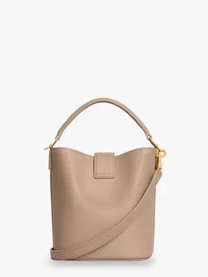 Celine Louise Small Leather Bucket Bag
