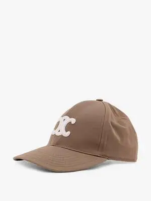 Celine Triomphe Cotton Baseball Cap