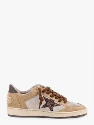 GOLDEN GOOSE Ball Star Suede Sneakers - Brown