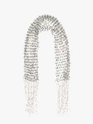 Dries Van Noten Scarf Necklace - Silver