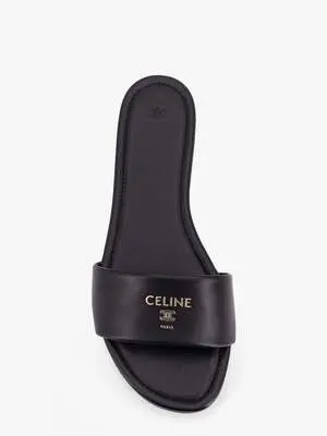 Celine Coast Mule Leather Sandals
