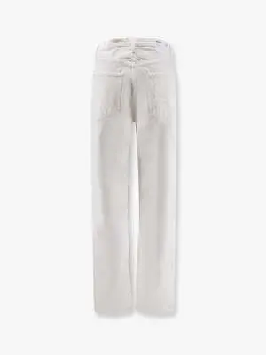 AGOLDE Straight Fit Regenerative Cotton Trousers