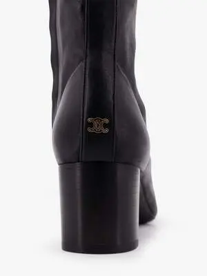 Celine Cheri Leather Boots