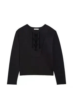 Escada Sport Lace-up Sweatshirt