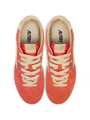 AUTRY Windspin Suede Sneakers - Orange