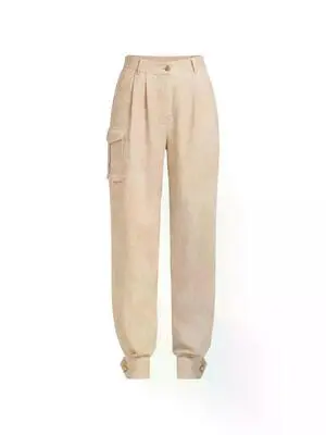 Elie Saab Cargo Linen Trousers