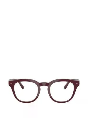 NUANCE Round Frame Eyeglasses - Red