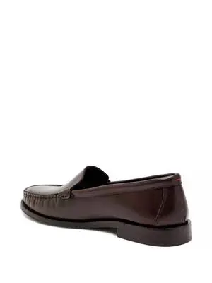 AeydĒ Arthur Stitched Loafers - Brown