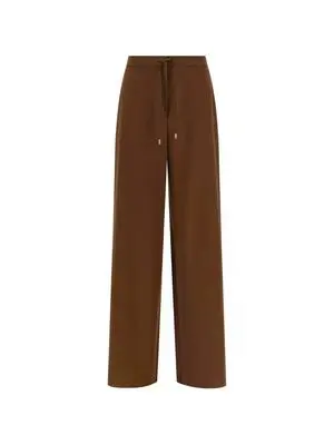 Max Mara Cortone Elasticated-waistband Trousers - Brown