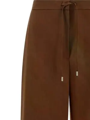 Max Mara Cortone Elasticated-waistband Trousers - Brown