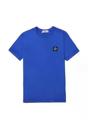 Stone Island Logo-patch T-shirt - Blue