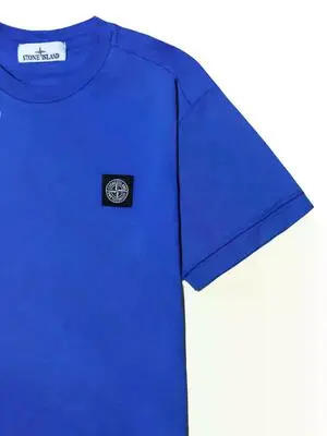 Stone Island Logo-patch T-shirt - Blue
