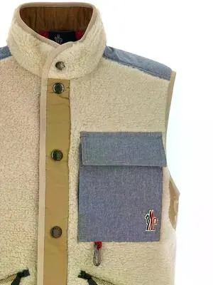 Moncler Sleeveless Jacket - Neutrals