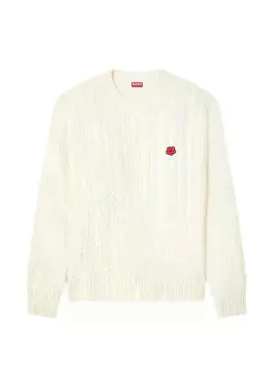 Kenzo Boke Flower Cable-knit Sweater