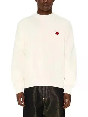 Kenzo Boke Flower Cable-knit Sweater