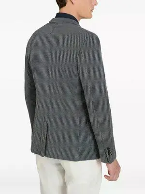 SLOWEAR Micro-patterned Blazer - Blue