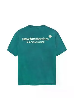NEW AMSTERDAM SURF ASSOCIATION Surf Association Logo T-shirt - Green