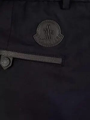 Moncler Logo-patch Cotton Trousers
