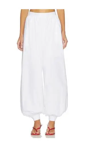 ROTATE BY BIRGER CHRISTENSEN Balloon Pleated Pants In White