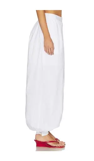 ROTATE BY BIRGER CHRISTENSEN Balloon Pleated Pants In White