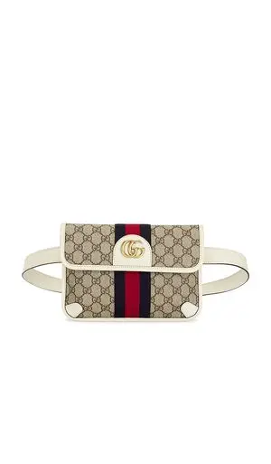 FWRD RENEW Gucci Ophidia Belt Bag - Beige