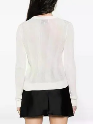 Eric Bompard Ribbed Knit Cardigan
