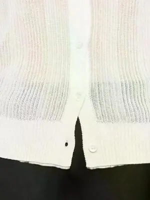 Eric Bompard Ribbed Knit Cardigan